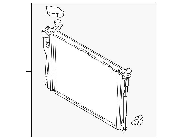 2015-2017 Hyundai Radiator Assembly 25310-B1140 | OEM Parts Online