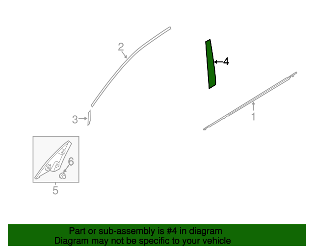 2017-2024 Subaru Door Applique 63563fl360 | DEVIL SUBARU PARTS