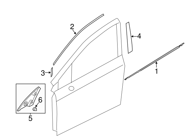 Cover A Pillar Assembly Right-Hand 65250FL002 | QuirkParts
