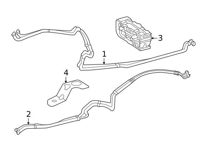 2020 Mercedes-Benz Refrigerant Line 167-830-78-03 | MB OEM Parts