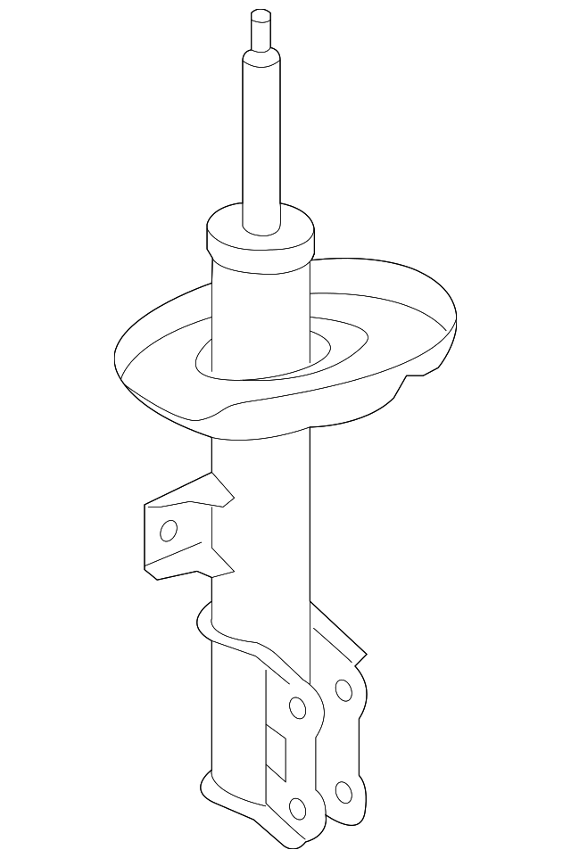 54661-A5400 - Strut - 2013-2017 Hyundai Elantra GT | World OEM Parts ...