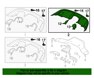 2014-2021 Jaguar F-Type Valance Panel T2R8978LML | JaguarParts.com
