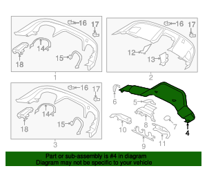 T2R18628 - Bumper Splash Shield 2014-2020 Jaguar F-Type ...