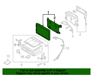 2016-2017 Kia K900 | Display Unit | 96525-3TAB0 | Kia Auto Parts