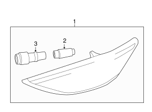 991-631-158-03 - Side Marker Light 2012-2016 Porsche | AutoNationParts.com