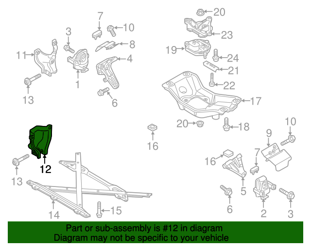 8K0-399-059-L - Retainer Plate 2013-2017 Audi | Audi OEM Parts