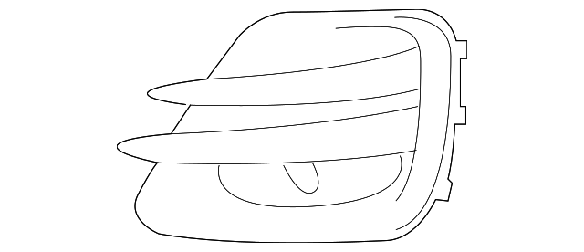 86525-1W700 - Lower Grille 2015-2017 Kia Rio | Kia.Parts Store