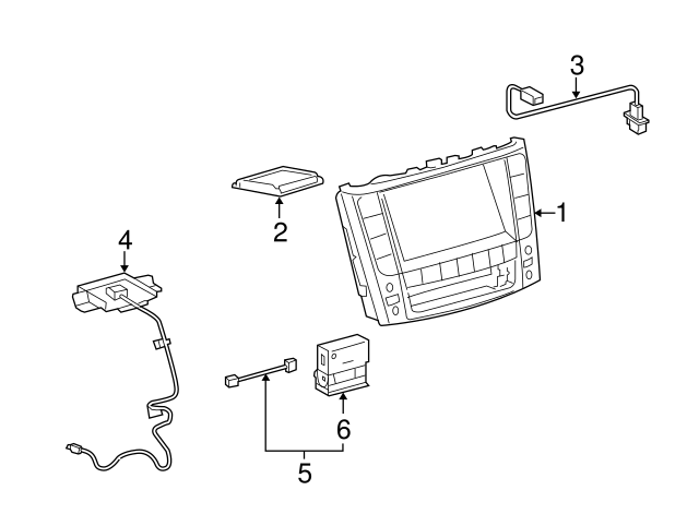 2010-2014 Lexus Navigation Microphone 86730-53040 | OEM Parts Online