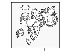 276-090-29-80 - Turbocharger - 2015-2019 Mercedes-Benz ...