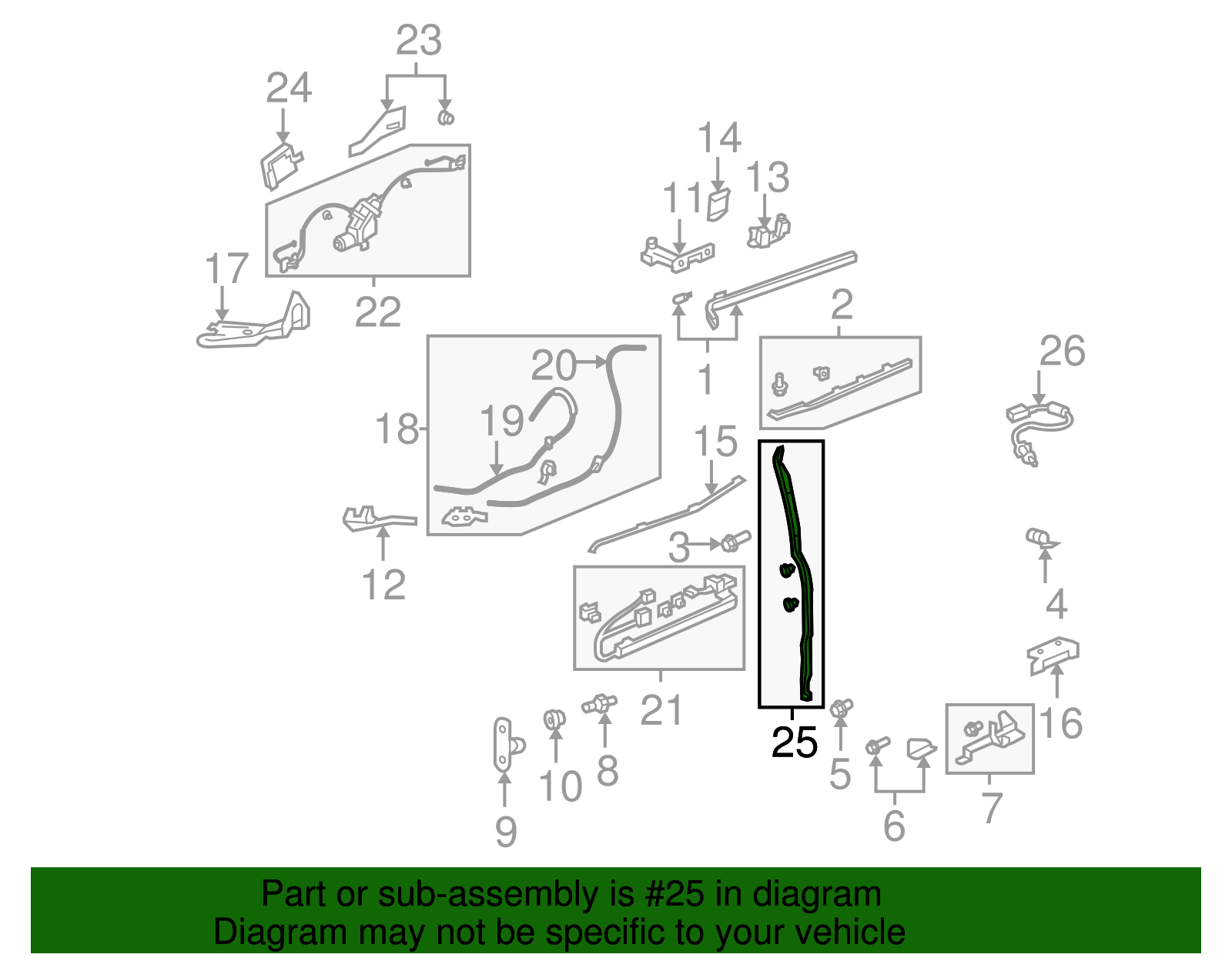 2005-2010 Honda Odyssey Sensor 72852-SHJ-A31 | Honda Factory Parts
