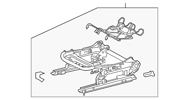 2019-2024 Toyota Cushion Frame 72020-42340 | Toyota Parts Center