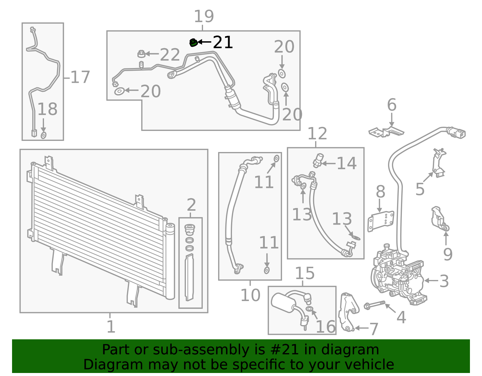 80866-TVA-A01 - Rear AC Line Cap 2018-2025 Honda | Honda Parts Online