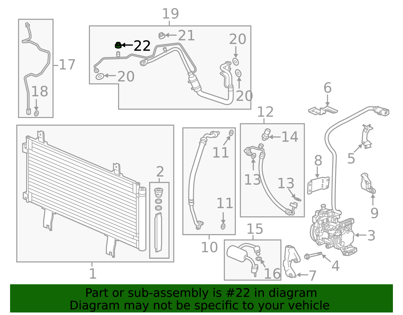 80866-TBA-A01 - Rear AC Line Cap 2017-2025 Honda | Honda Parts Online