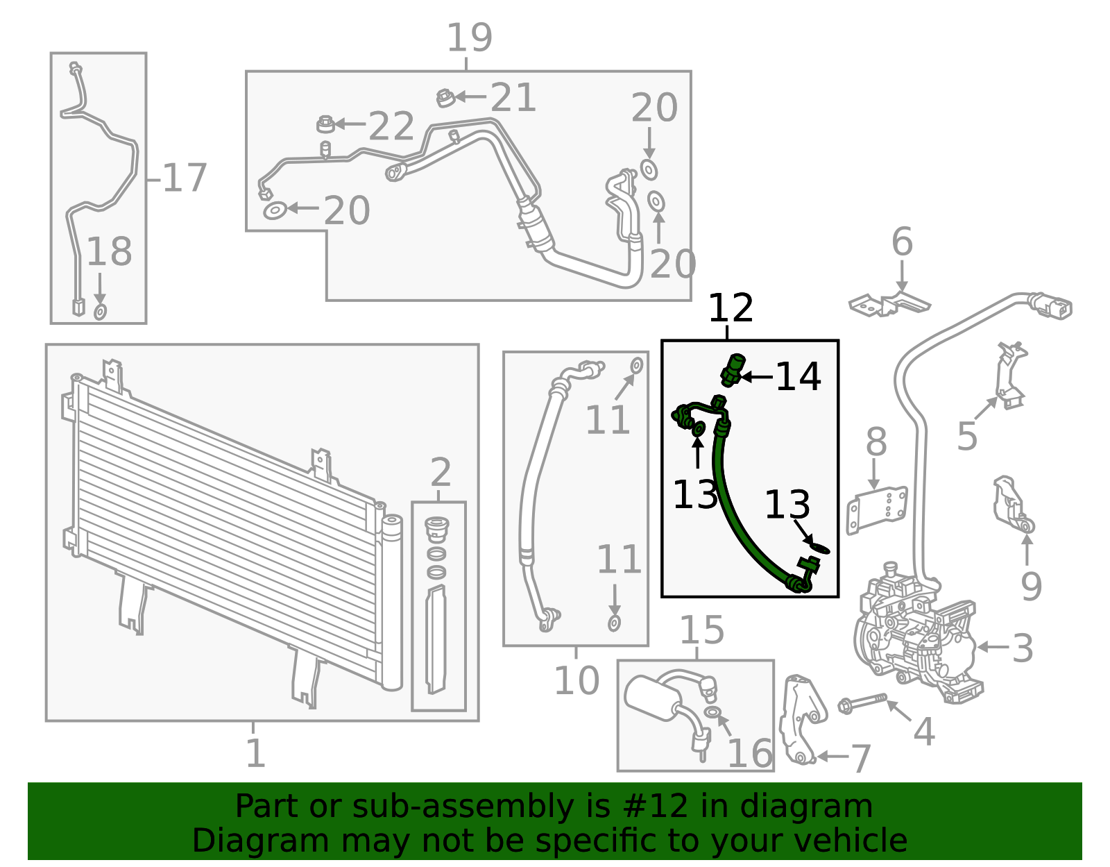 80315-TWA-A01 - 2018-2022 Honda Accord - Hose Discharge | Honda Parts Guys