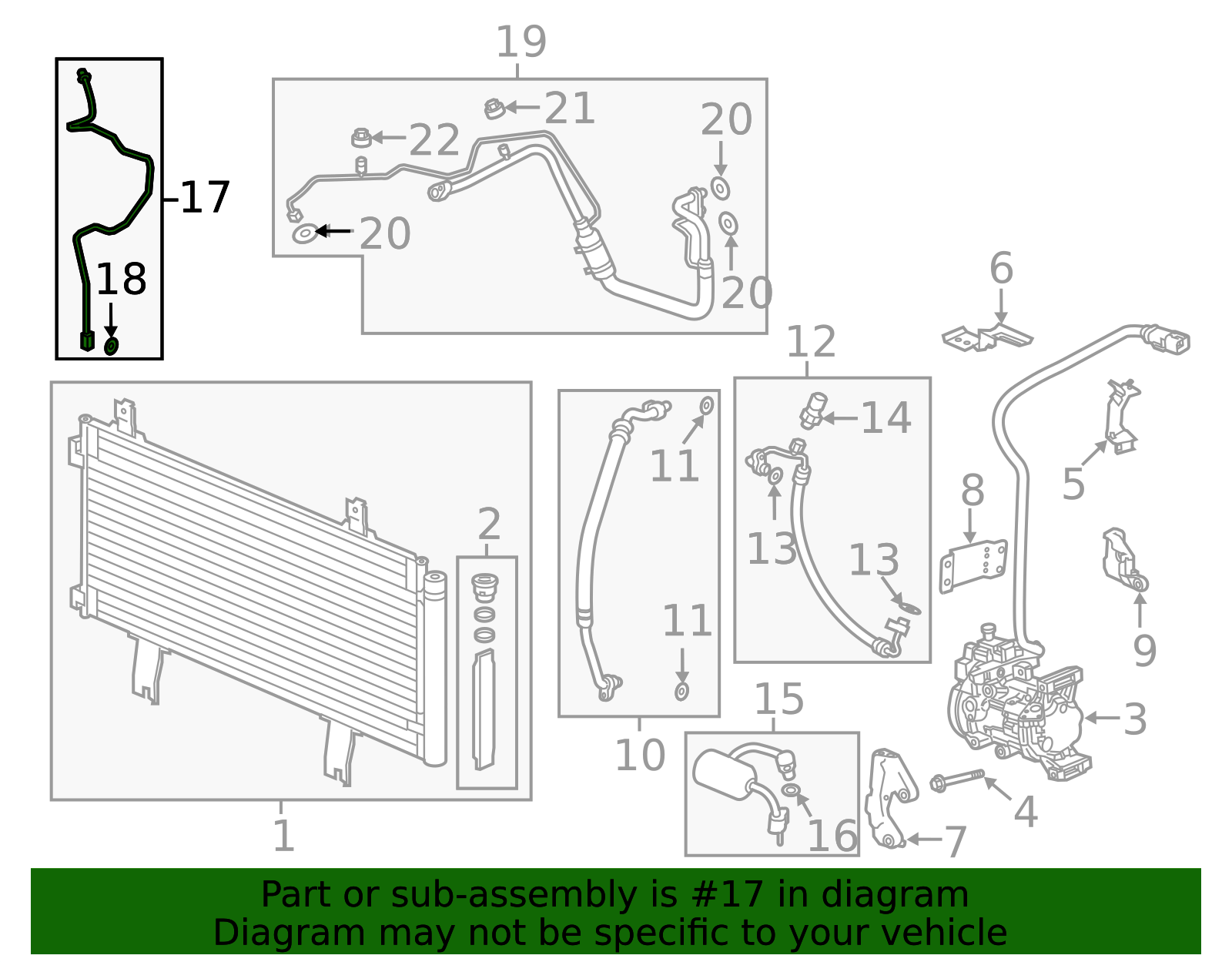 80341-TVA-A01 - Front AC Line 2018-2022 Honda Accord | Honda Parts Online