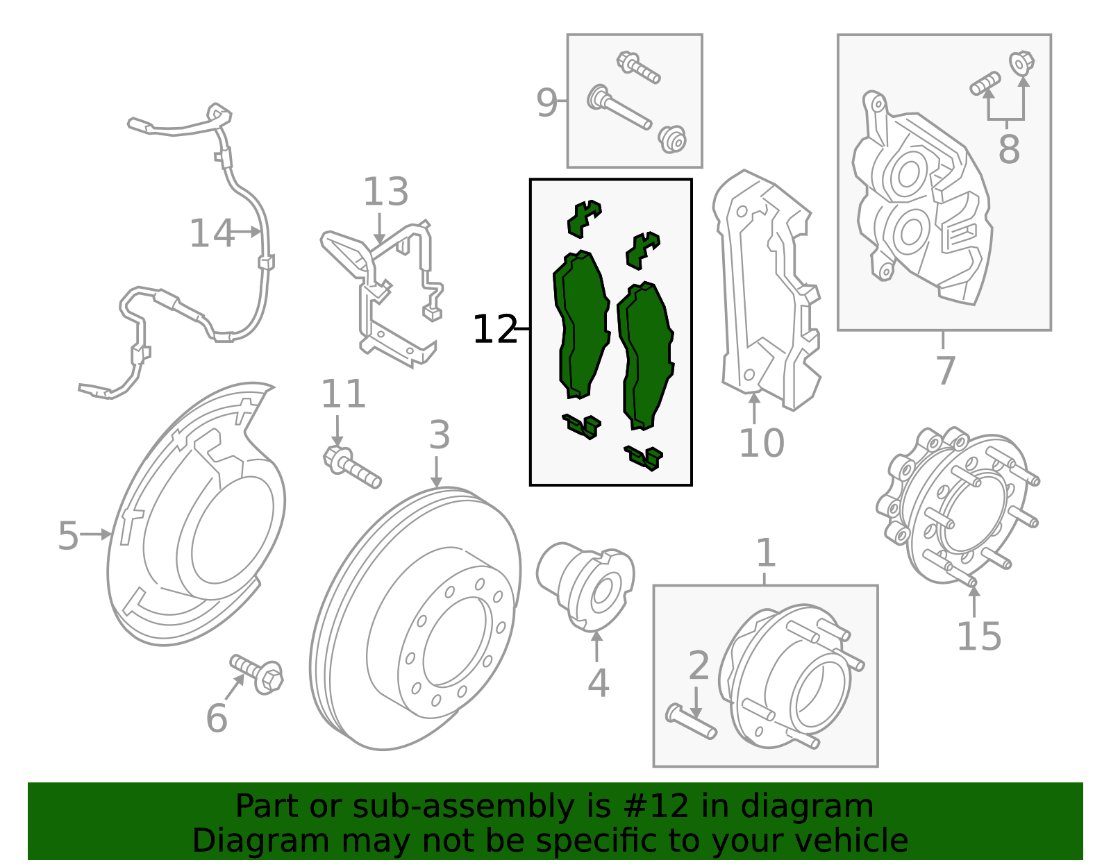 2013-2022 Ford | Kit - Brake Lining | BRF-1564 | Walls' Ford Parts