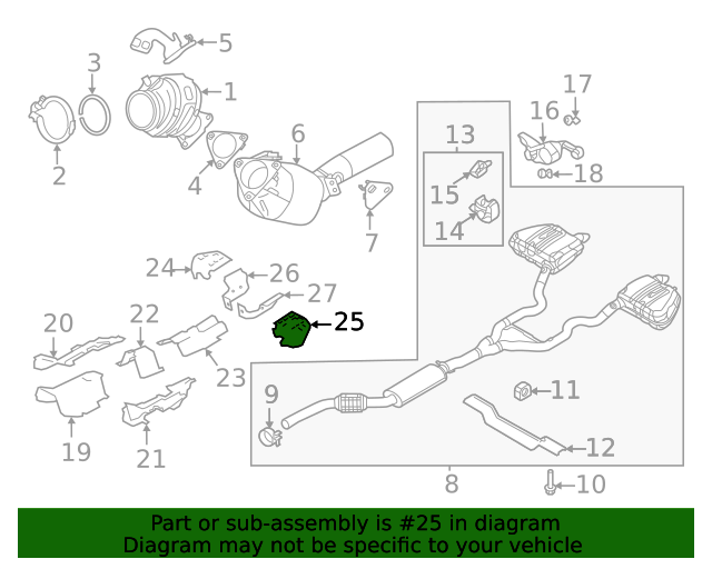 LR092574 - Floor Pan Heat Shield 2018-2023 Land Rover Range Rover Velar ...