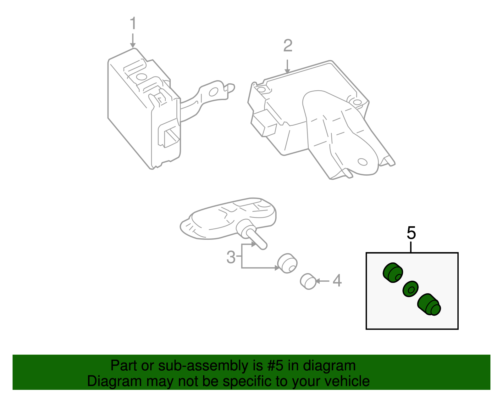 04423-33060 - Tire Pressure Monitoring System (TPMS) Sensor Service Kit ...