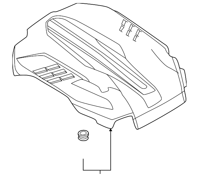 2019-2020 Kia K900 Engine Cover 29240-3L230 | Genuine Kia Parts ...