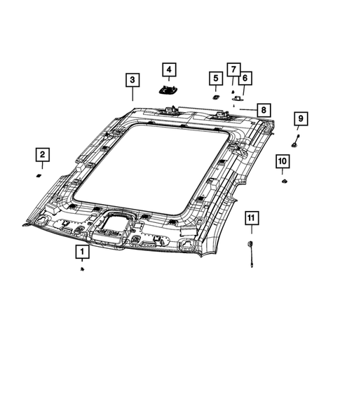 Headliners - Visors - Assist Straps for 2021 Ram 1500 | Mopar Estores