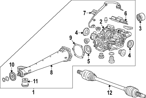 Axle & Differential for 2025 GMC Acadia | GM Parts Center