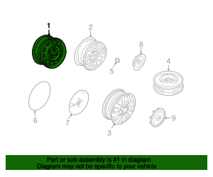 2001 Kia Optima Wheel, Steel 52910-3C240 | GetOEMParts.com