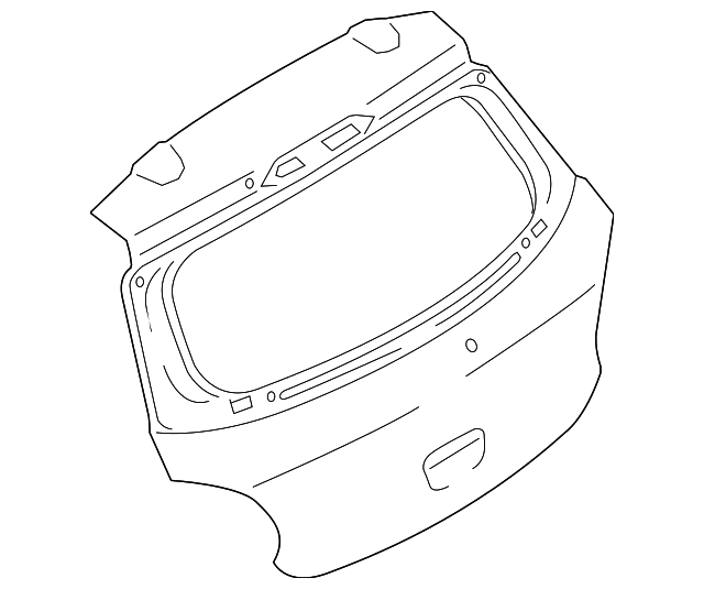 2014-2017 Mitsubishi Mirage Lift Gate 5801B487 | OEM Parts Online