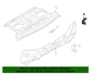 K88A4-6LBMA - Bracket 2020-2024 Nissan Sentra | Nissan Parts ...