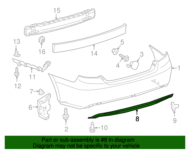 52169-06010 - Lower Cover - 2015-2017 Toyota Camry | Nucar Toyota of ...