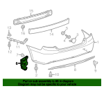 2015-2017 Toyota Camry Side Seal 52591-06020 | Toyota Parts