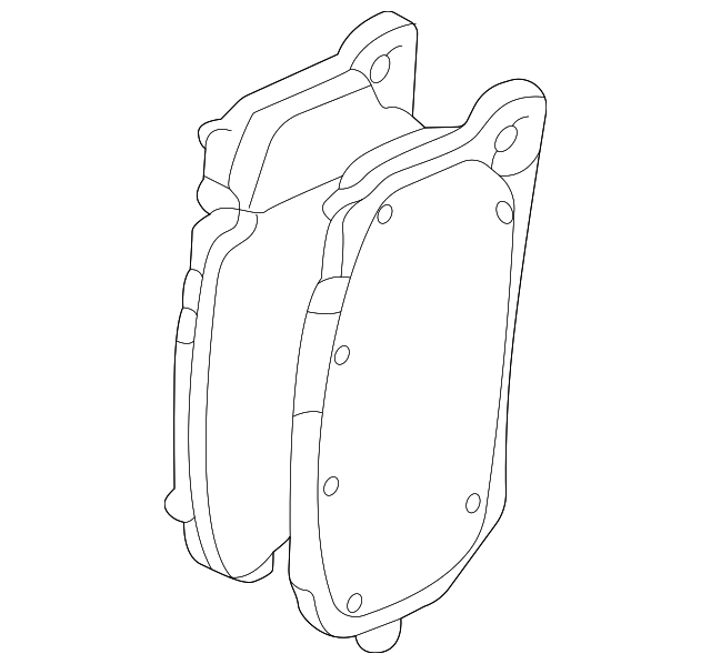 4M8-698-151-D - Brake Lining 2020-2025 Audi | Euro Parts 4 Less