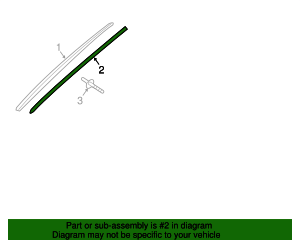 80A-845-453 - Retaining Strip 2018-2023 Audi | Audi OEM Parts