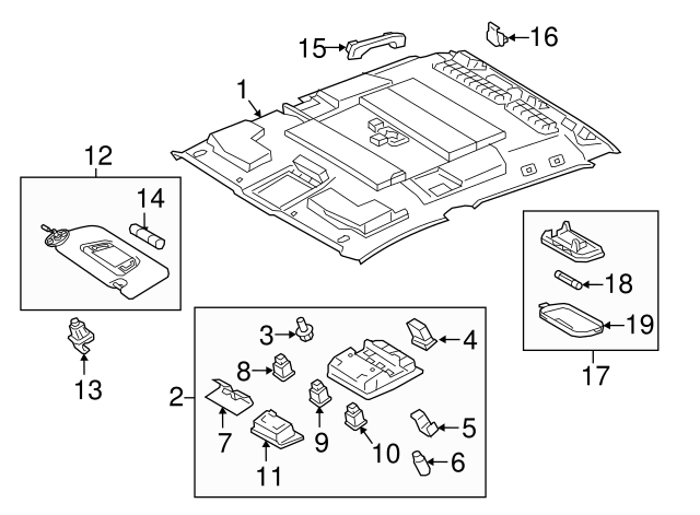 2016-2023 Toyota Interior Grab Bar 74610-0R010-C0 | OEM Parts Online