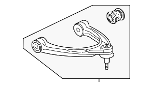2011-2017 Volkswagen Touareg Upper Control Arm 7P0-407-021 | OEM Parts ...