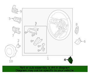 2018-2022 Ford Mustang Control Switch JR3Z-9C888-BA | OEM Parts Online
