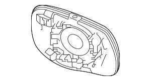 2014-2020 Infiniti Mirror Glass 96366-1GA0A | Infiniti OEM Parts Online