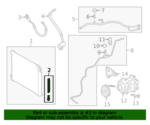 2018-2021 Lexus Drier Dessicant Bag 88474-12020 | OEM Parts Online