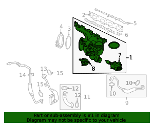 Genuine BMW 11-65-8-629-966 | Exhaust Manifold | FREE Shipping on Most ...