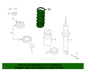 Genuine BMW 33-53-6-762-720 | Coil Spring | FREE Shipping on Most ...