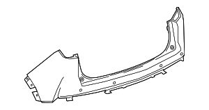 2019-2023 Cadillac XT4 Rear Bumper Upper Fascia 84661344 GM ...