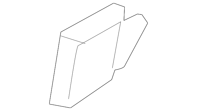 2019-2023 Cadillac XT4 Black Rear Bumper Fascia Tow Eye Access Hole ...