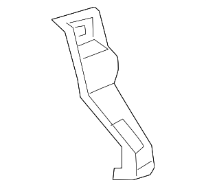 2019-2024 Cadillac XT4 Rear Driver Side Bumper Lower Fascia Bracket ...