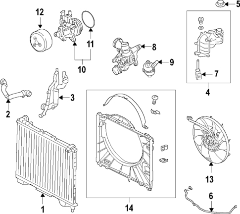 Cooling System for 2020 Land Rover Range Rover Sport | OEM Parts Online