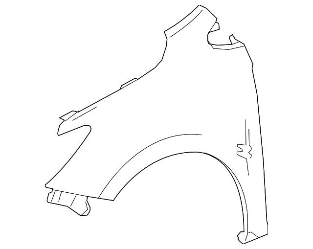 2016-2019 Chevrolet Cruze Fender 84259707 | GMPartsDirect.com