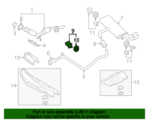 5Q0-253-144-R - Front Hanger 2015 Audi A3 | AutoNationParts.com