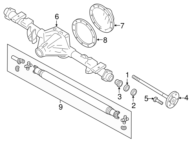 2015-2020 GM Drive Shaft Assembly 84546234 | Auto Parts Express