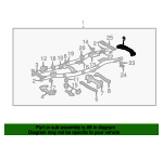 1998-2007 Toyota Land Cruiser Cross-Member 51290-60010 | Toyota Parts ...