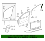 75966-0R010 - Black Out Tape - 2019-2021 Toyota | Lithia Toyota Parts