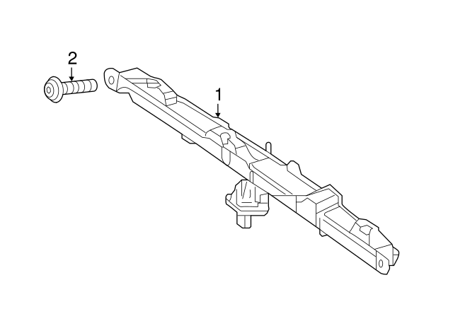 006-990-10-12 - High Mount Lamp Screw Mercedes-Benz USA Parts