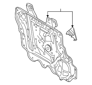 LB5Z-5823208-A - Window Regulator 2020-2024 Ford | AutoNation Parts